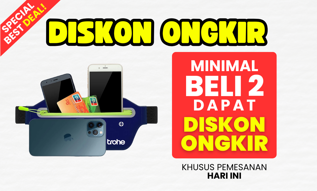 RUNNING BELT WATERPROOF - Ringan, Praktis, dan Aman Saat Olahraga ...